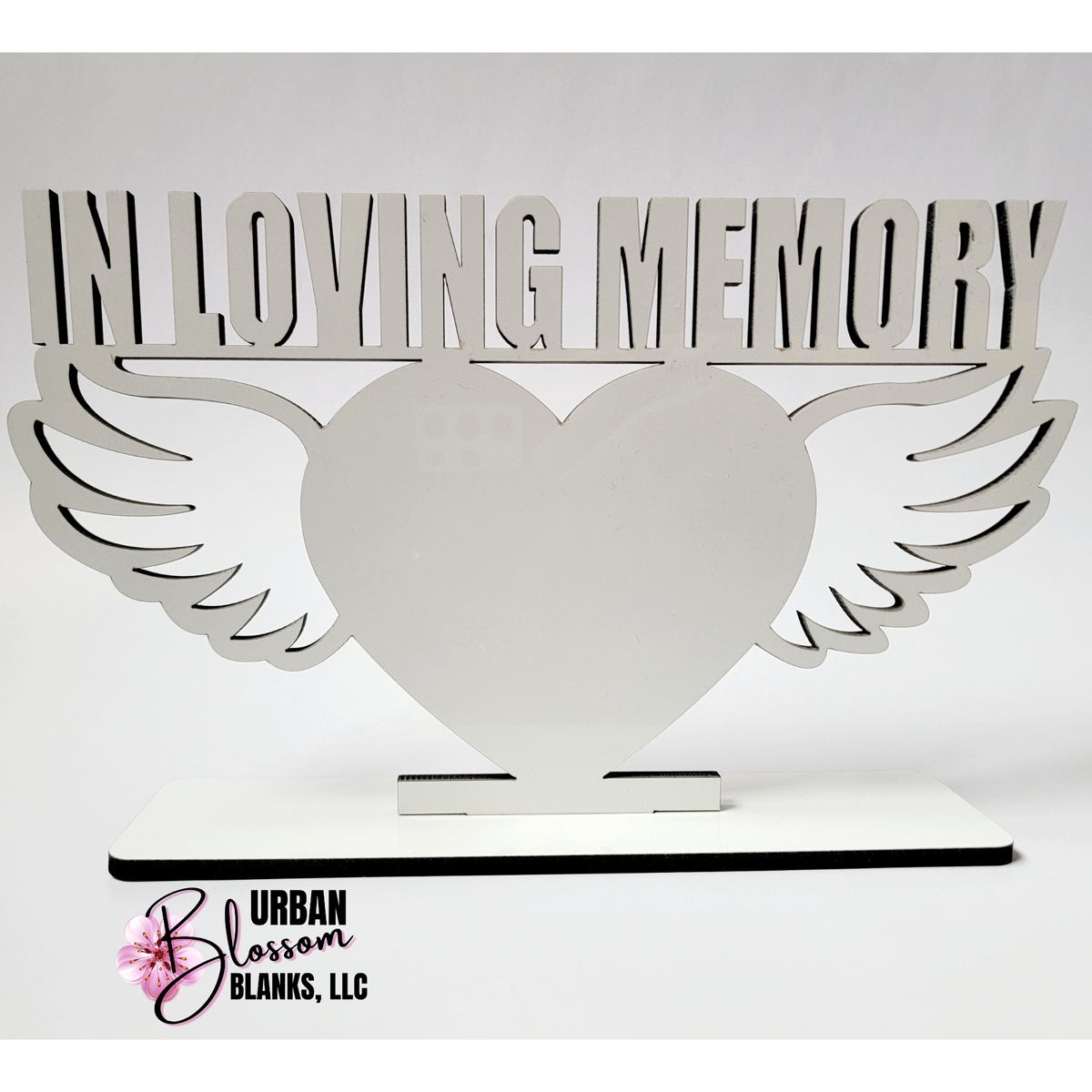 In Loving Memory Display for Sublimation – Urban Blossom Blanks, LLC