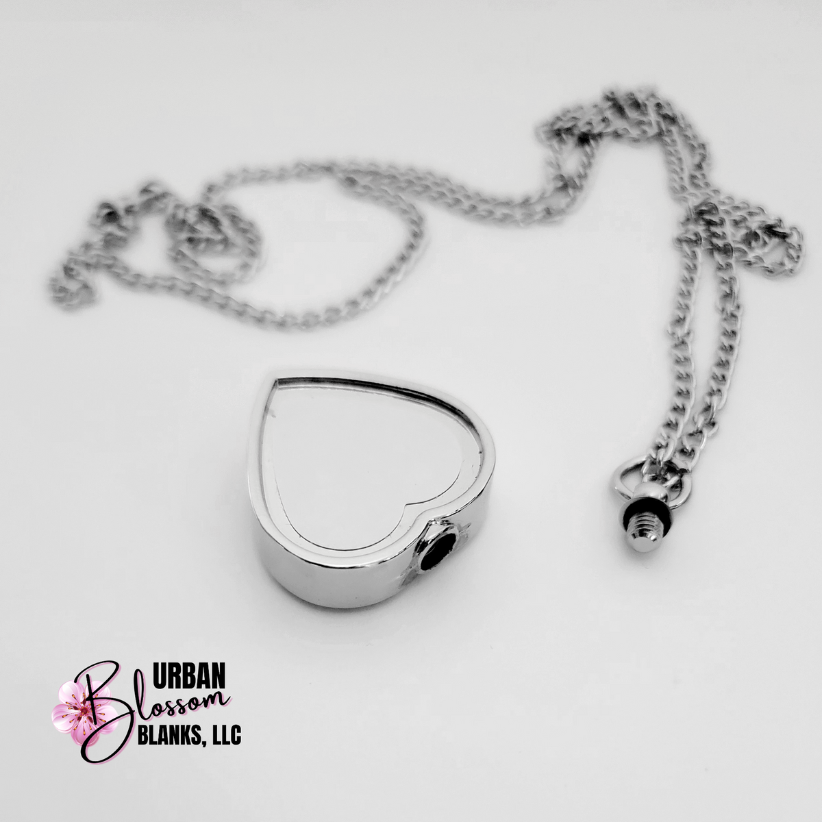 Urn Heart Necklace for Sublimation – Urban Blossom Blanks, LLC