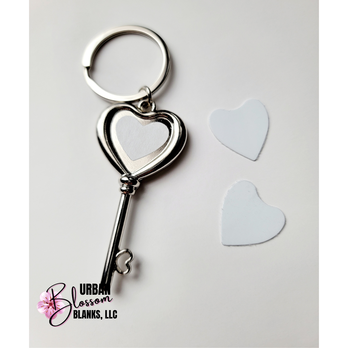 Heart Double Sided Keychain for Sublimation – Urban Blossom Blanks, LLC